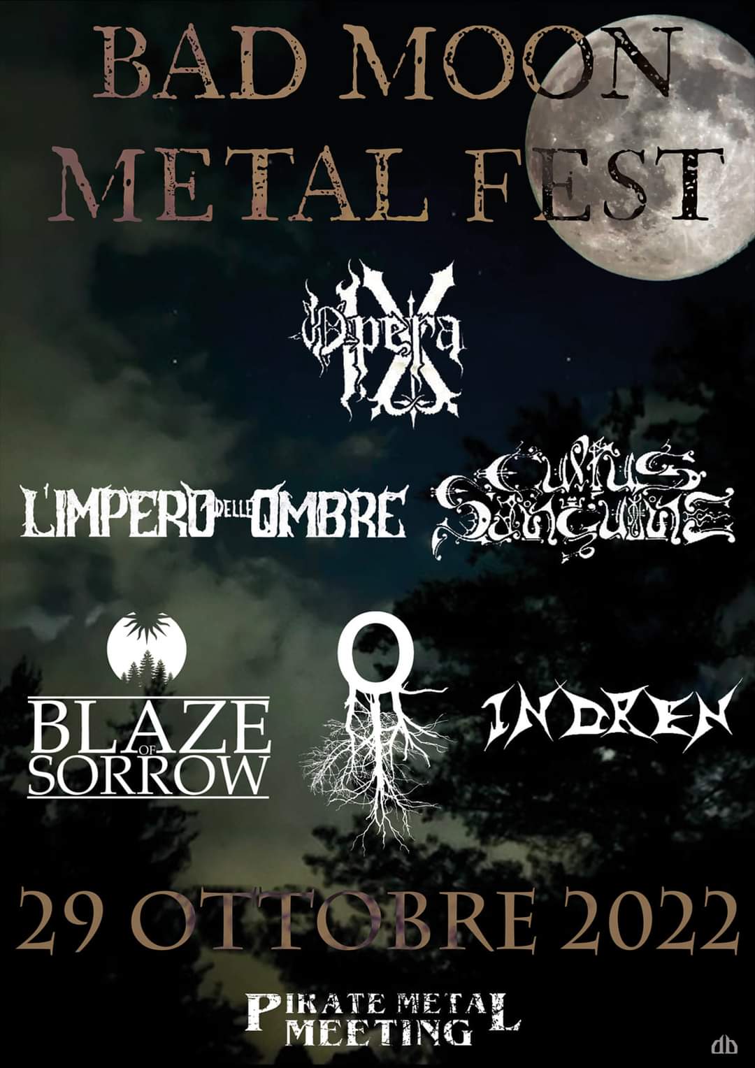 Bad Moon Metal Fest: svelata la line-up con Opera IX, L'Impero delle ...