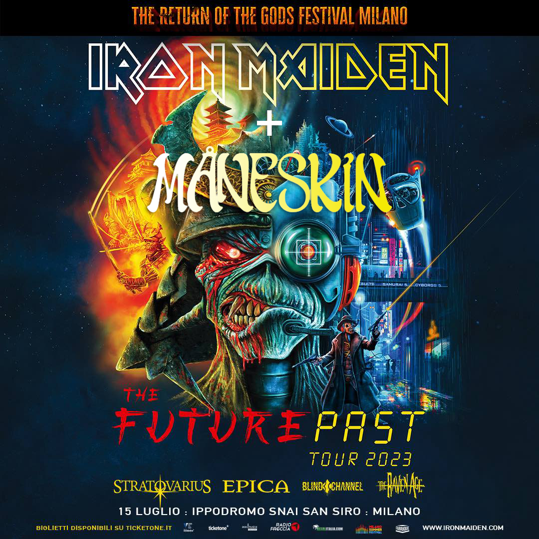 Iron Maiden: Måneskin co-headliner a Milano e una chitarra in palio ...
