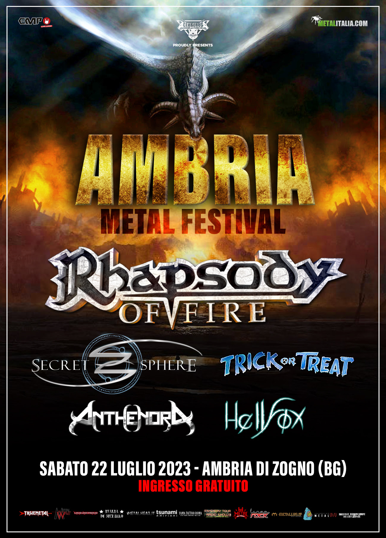 Ambria Metal Festival 2023: gli orari e i dettagli dell’evento a ...