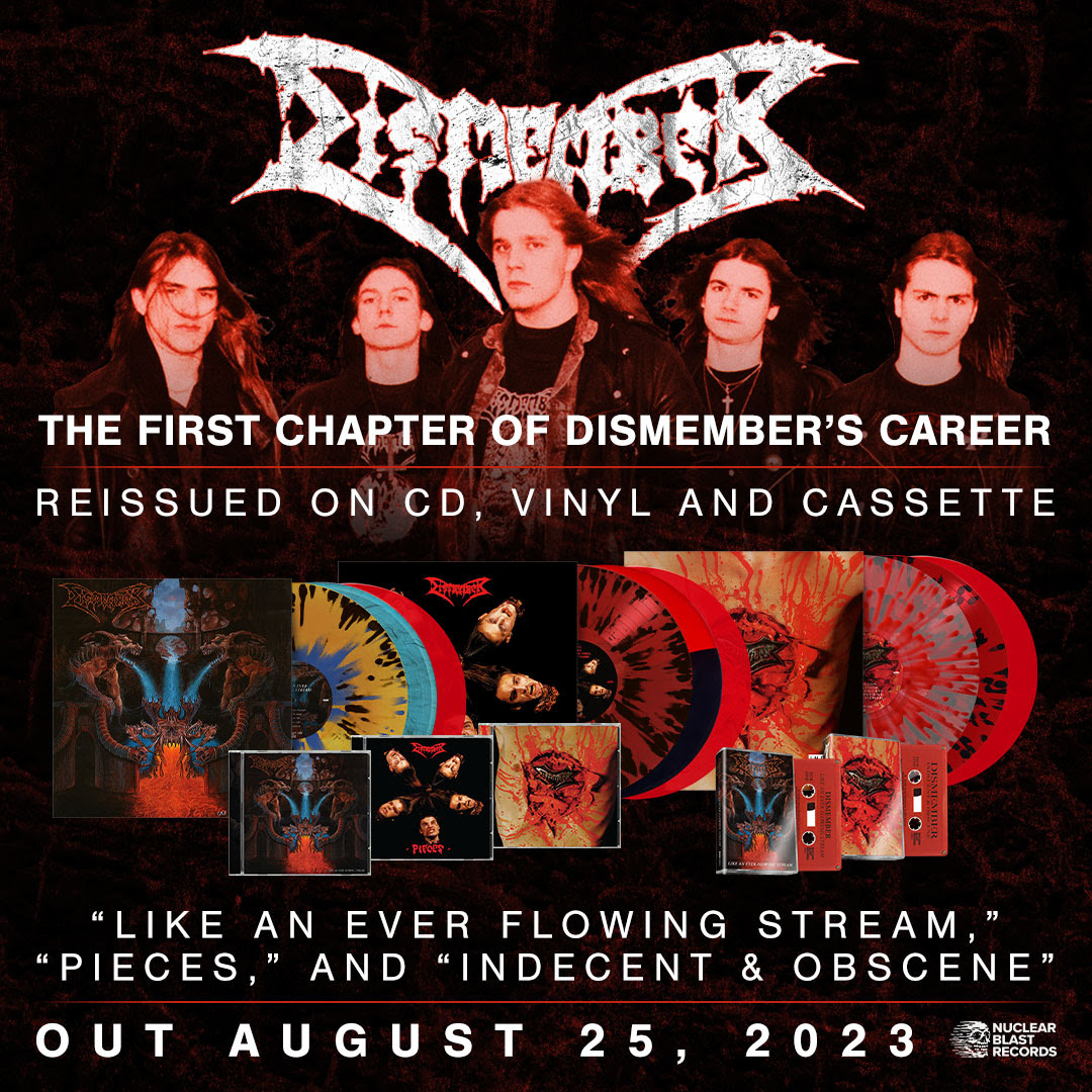 Dismember: attivi i preordini dei remaster dei primi due album e dell'EP "Pieces" - truemetal.it