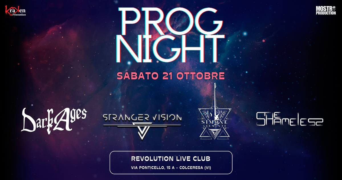 Prog Night 2023: a ottobre con Dark Ages, Stranger Vision e altri ...