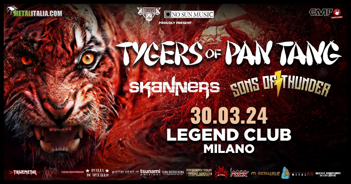 Live Report: Tygers of Pan Tang, Skanners e Sons Of Thunder @ Legend ...