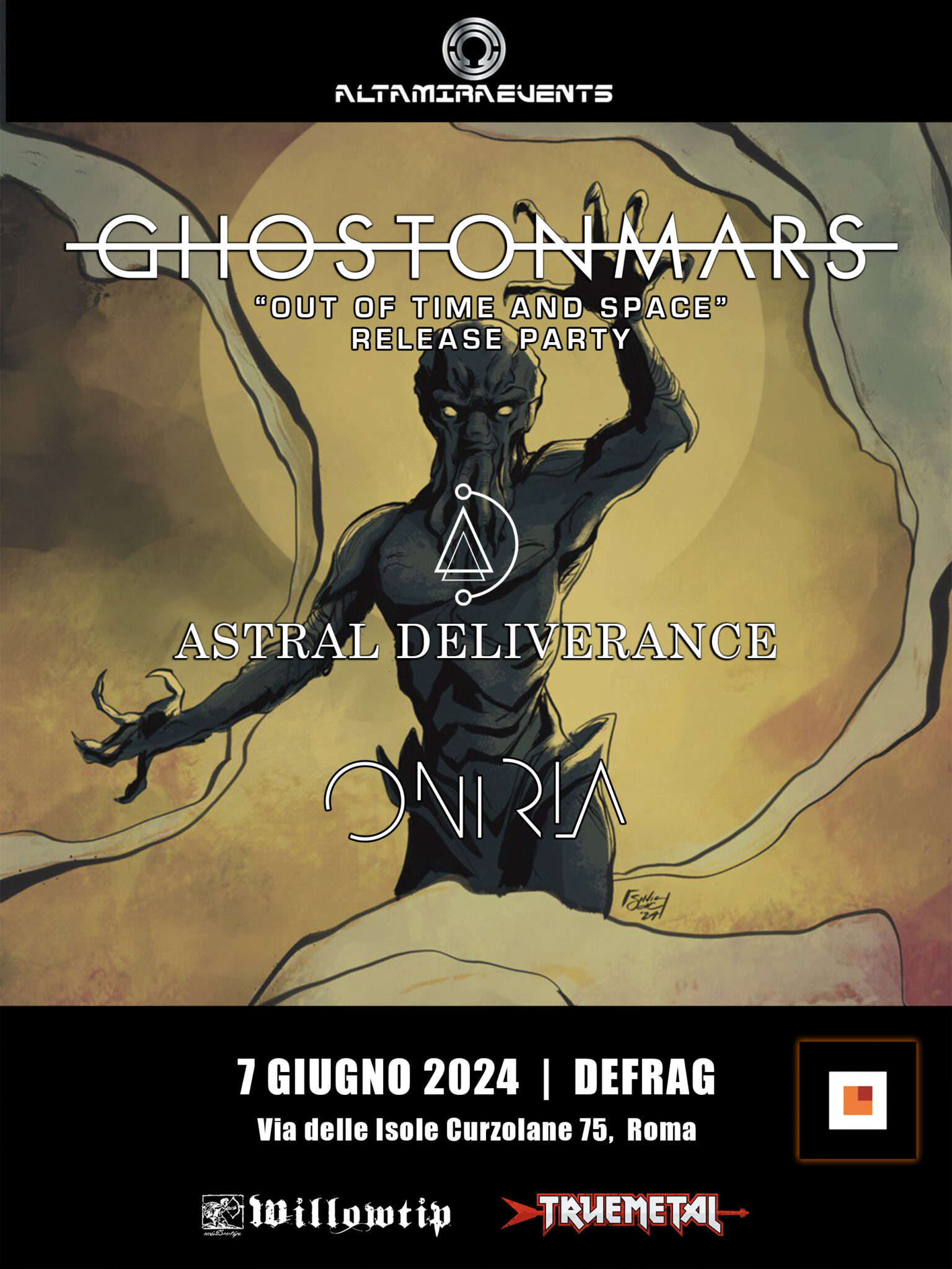 Live Report: Ghost on Mars release party + special guest @ Defrag, Roma ...