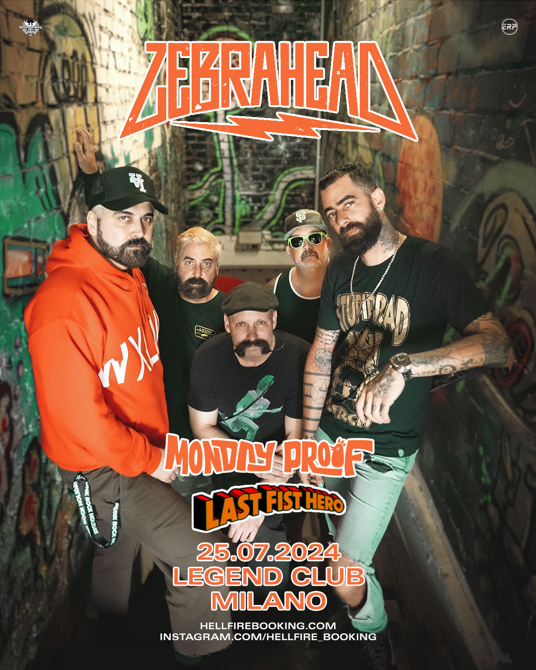 Zebrahead: in apertura di concerto Monday Proof e Last Fist Hero ...