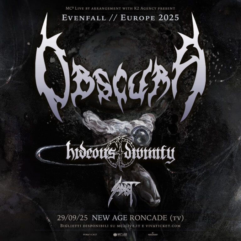 Live Report: Obscura + Hideous Divinity + Sadist @ New Age Club, Roncade (TV), 29/09/2025 ...